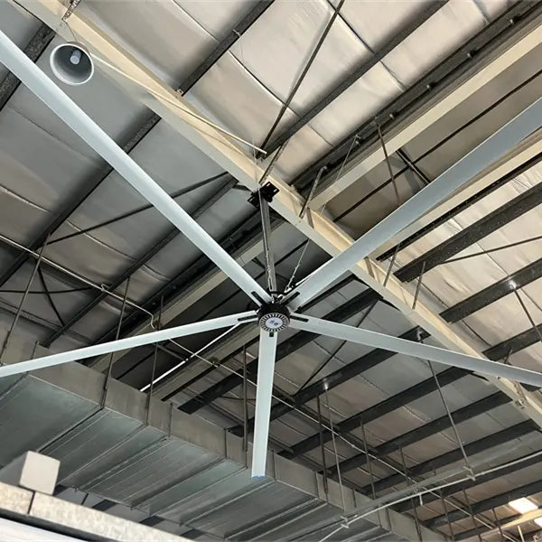 Move-Point Factory PMSM 24ft (7.3m) big industrial ceiling fan hvls fa ...